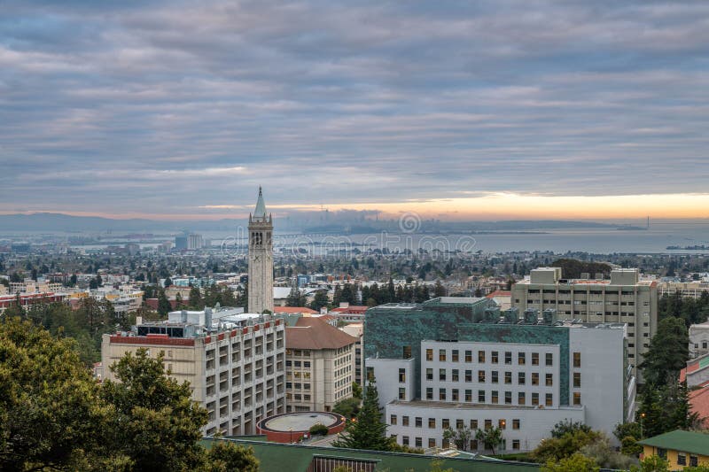Views from the University of California at Berkeley Stock Image - Image ...