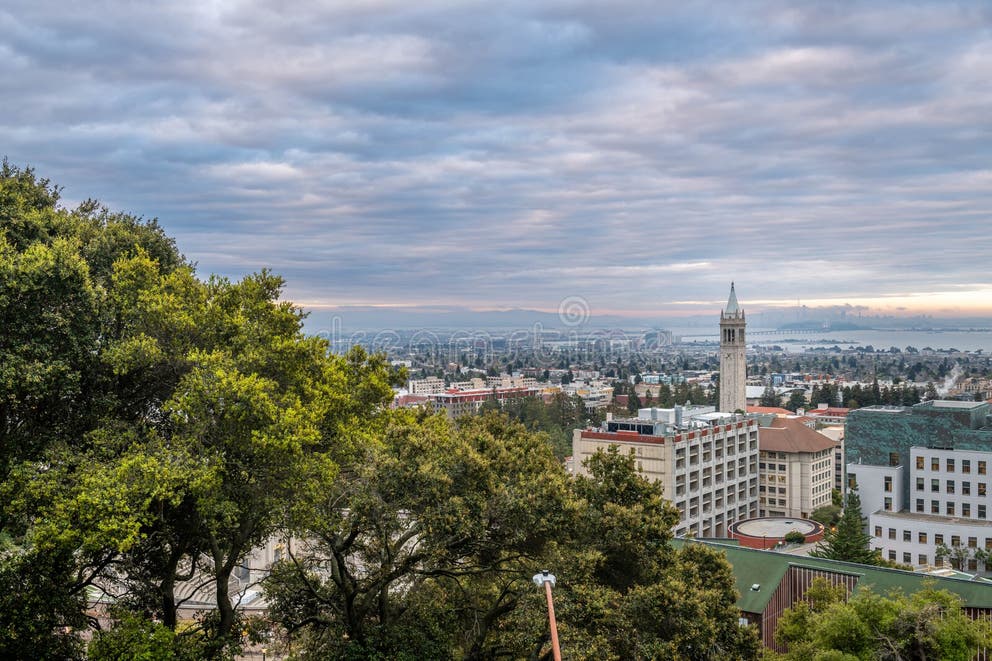 Views from the University of California at Berkeley Stock Image - Image ...