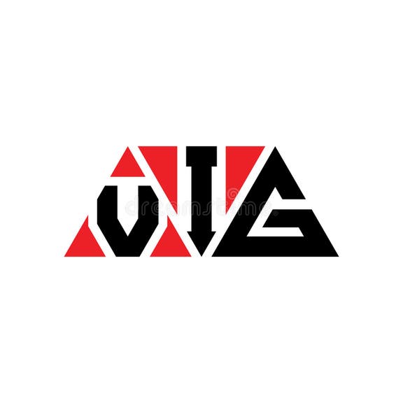 VIG Triangle Letter Logo Design with Triangle Shape. VIG Triangle Logo ...