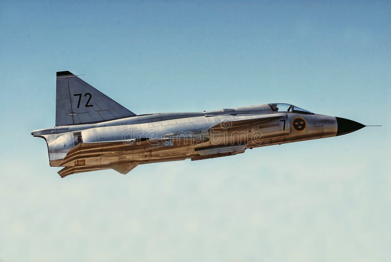Viggen för 37 ajs redaktionell bild. Bild av aerially - 24206631
