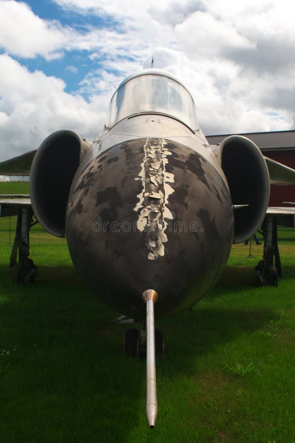 Viggen Fighter stock image. Image of airforce, airplane - 2940567