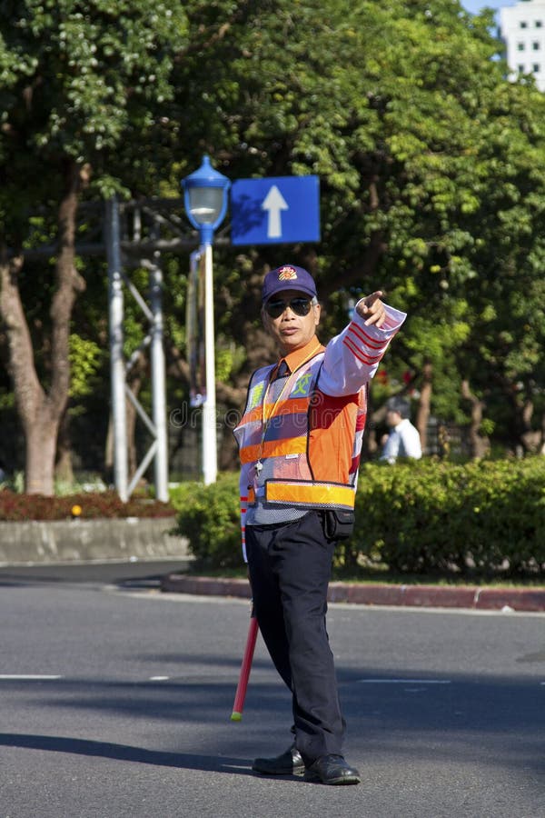 The policeman of Taiwan editorial image. Image of hair - 27336925