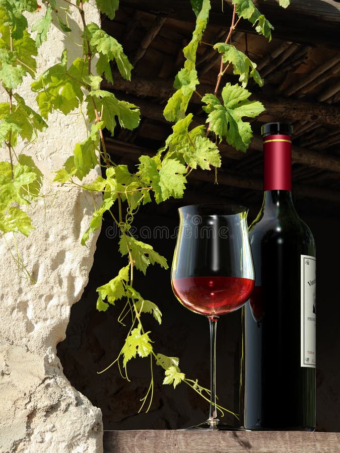 At the vigneron stock illustration. Illustration of house - 21846180