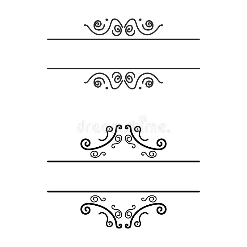 Vignette frames set stock vector. Illustration of cover - 74813785