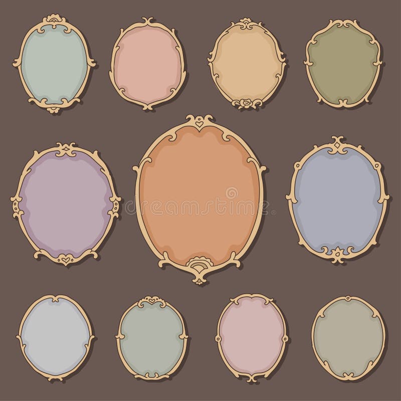 Vignette frames stock vector. Illustration of elegant - 34206022