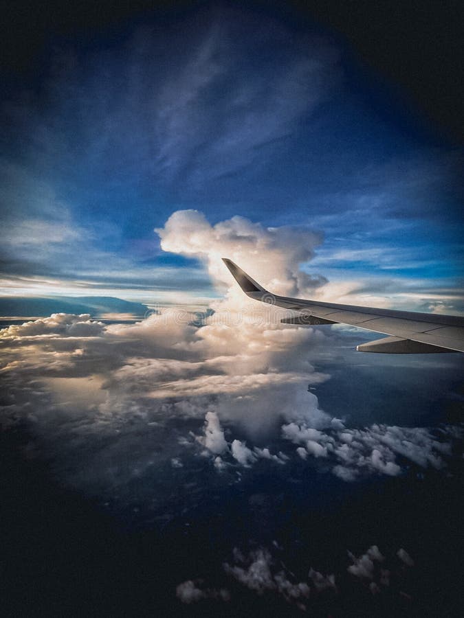Vignette Processed of View from the Cabin Lookout Cloud with the Blue ...