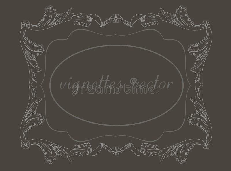Vignettes in vector stock vector. Illustration of engraving - 65717370