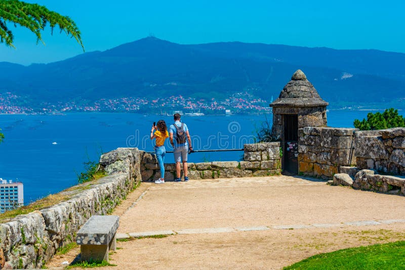 Vigo Spain 10 De Junio De 2022 : Parque En El Castelo Do Castro in Spa ...