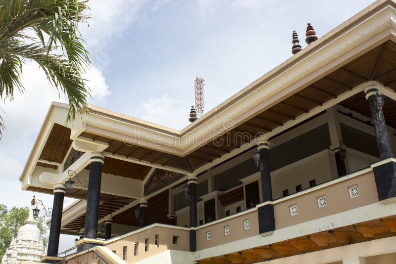 Vihara Dhamma Sundara or Also Called White Temple Stock Image - Image ...