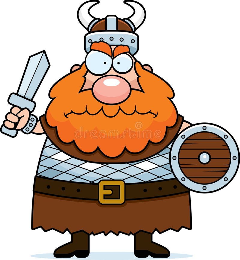 Viking Angry stock vector. Illustration of frown, shield - 14026401