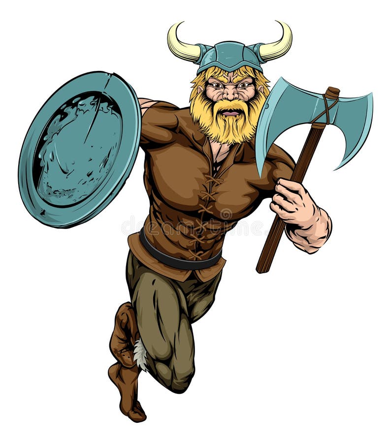Running Cartoon Viking Stock Illustrations – 40 Running Cartoon Viking ...