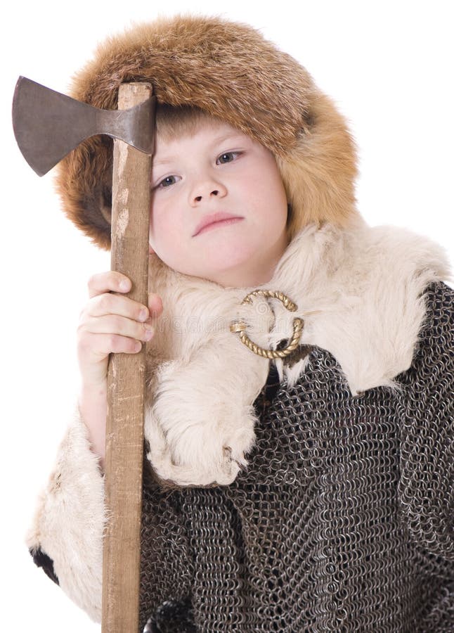 Viking boy stock photo. Image of confused, displays, enjoyment - 12066530