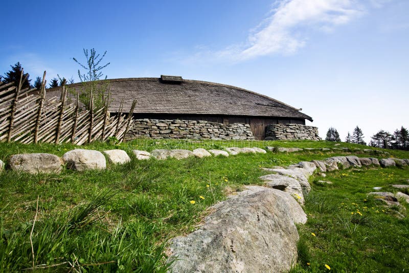 Viking Farm stock image. Image of norwegian, home, norway - 5226097
