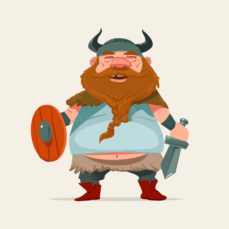 Running Cartoon Viking Stock Illustrations – 40 Running Cartoon Viking ...