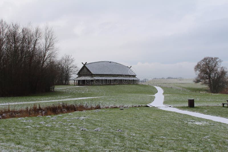 The Viking Castle Trelleborg Stock Image - Image of heritage, vikings ...