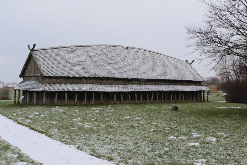 The Viking Castle Trelleborg Stock Photo - Image of nice, danish: 165024170