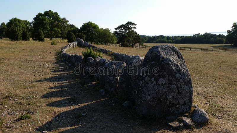 Viking s grave stock photo. Image of armour, fighter - 10257286