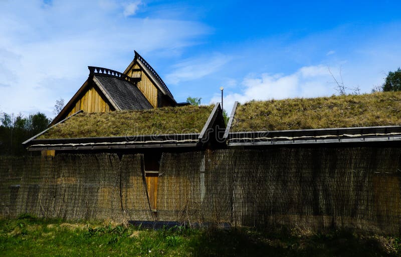 Viking hall stock photo. Image of hall, norway, happenings - 93291772