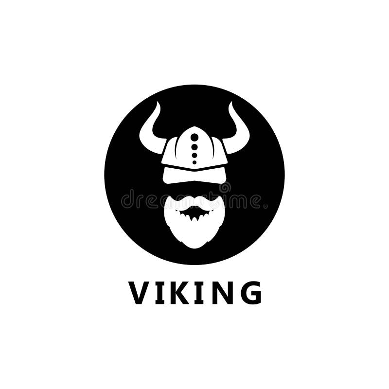 Viking Head Logo and Symbol Vector Image Stock Vector - Illustration of ...