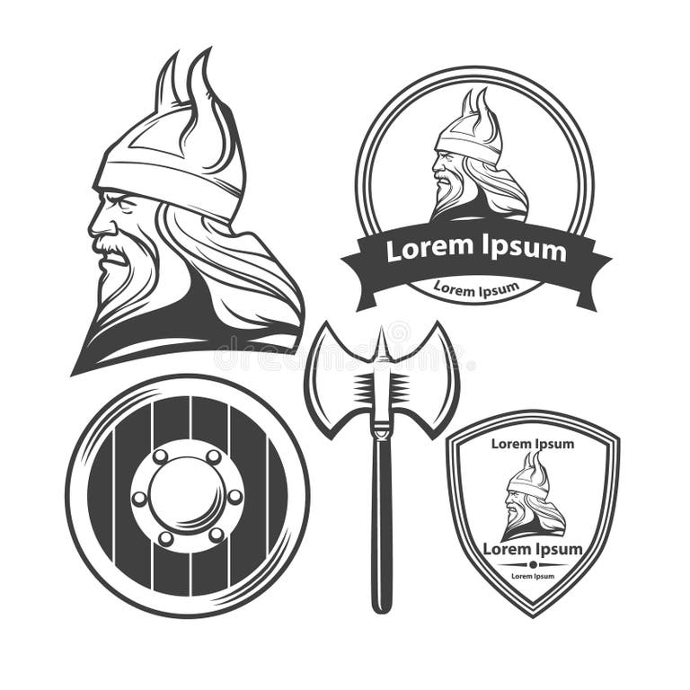 Viking Shield Logo Stock Illustrations – 3,394 Viking Shield Logo Stock ...