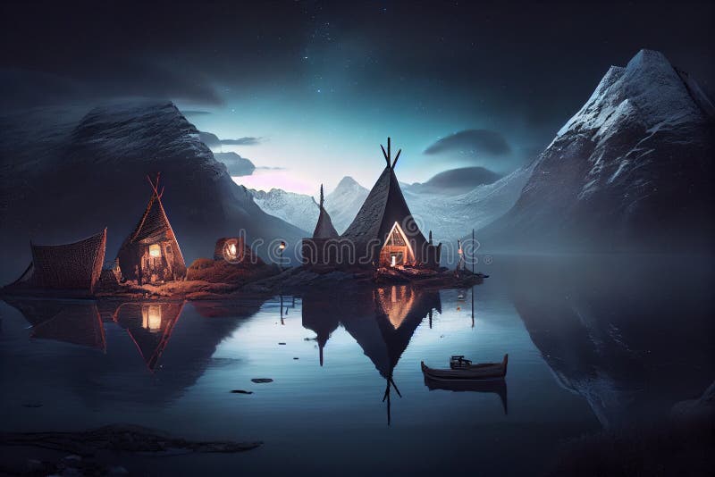Viking Landscape Stock Illustrations – 969 Viking Landscape Stock ...