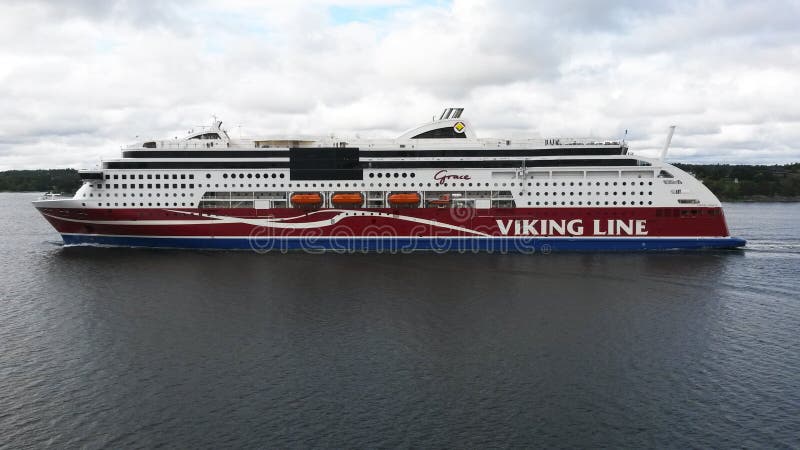 Viking Line foto editorial. Imagen de transporte, suecia - 49745656