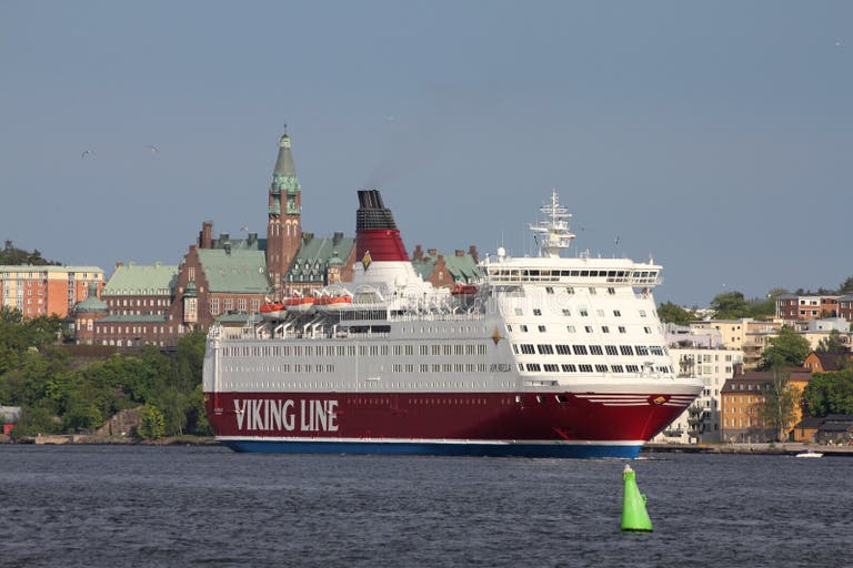 Viking Line ferry ship editorial stock image. Image of stockholm - 21799369