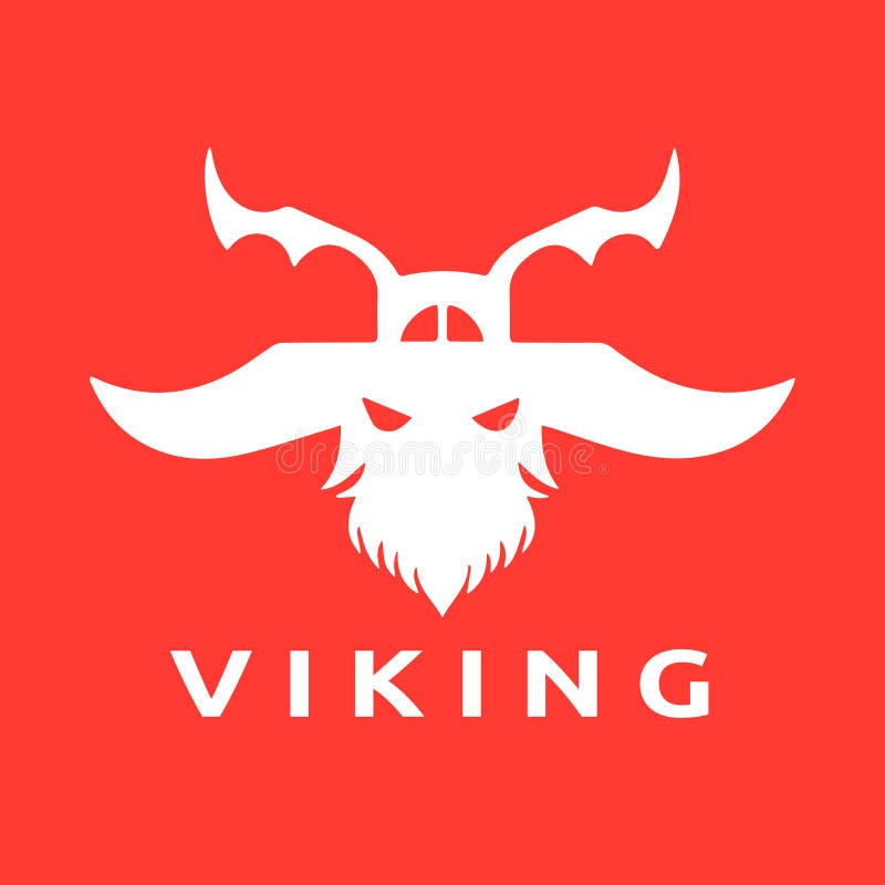 Viking Logo Design Icon Symbol Vector Template. Human Viking Logo ...