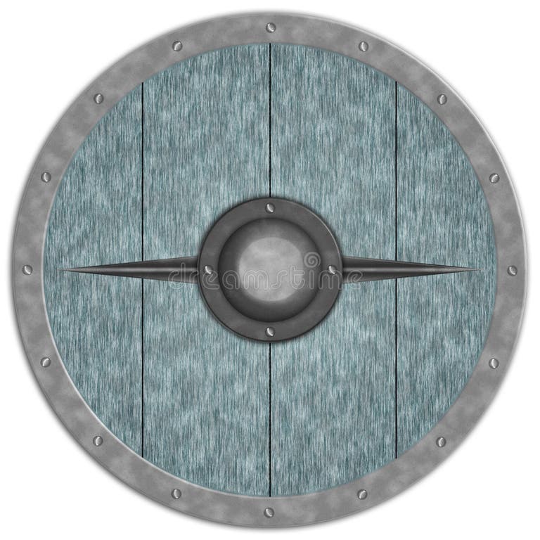 Viking Medieval Shiled stock illustration. Illustration of armor - 50264180