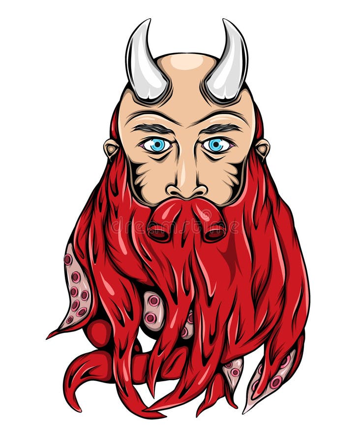 Beard Octopus Stock Illustrations – 135 Beard Octopus Stock ...