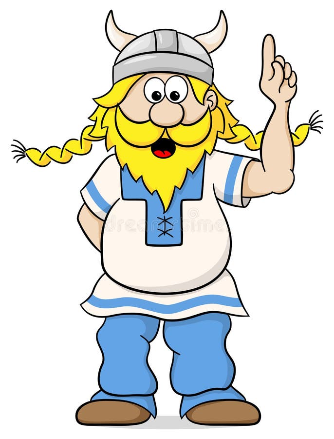 Viking Pointing To Something Stock Vector - Illustration of ...