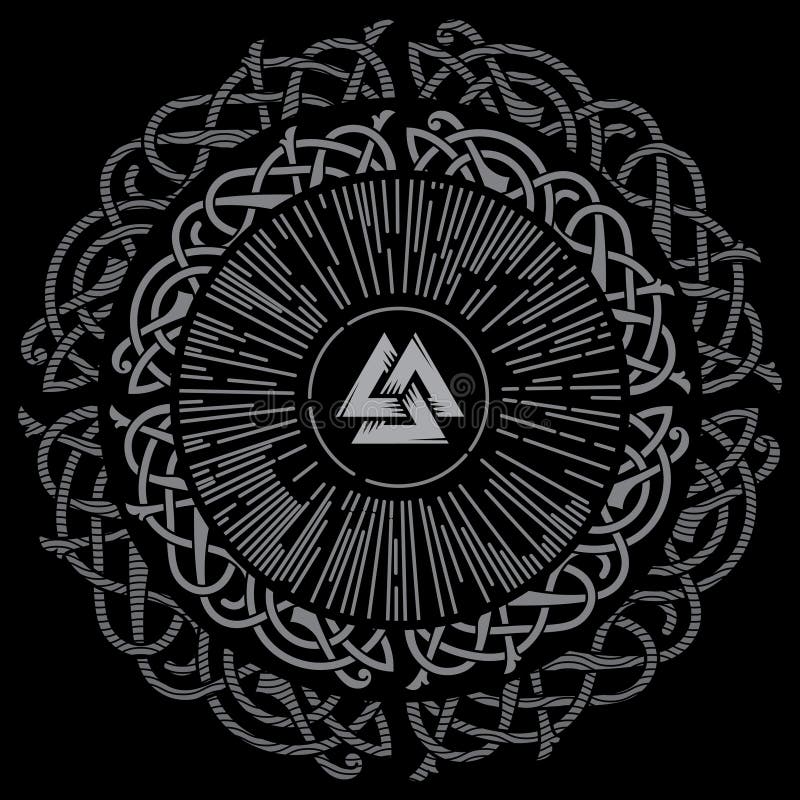 Viking, Scandinavian Design. Ancient Decorative Pattern in Celtic Style ...