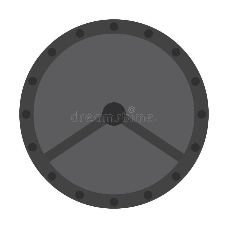 Viking Shield. Vector Illustration Decorative Design Stock Vector ...