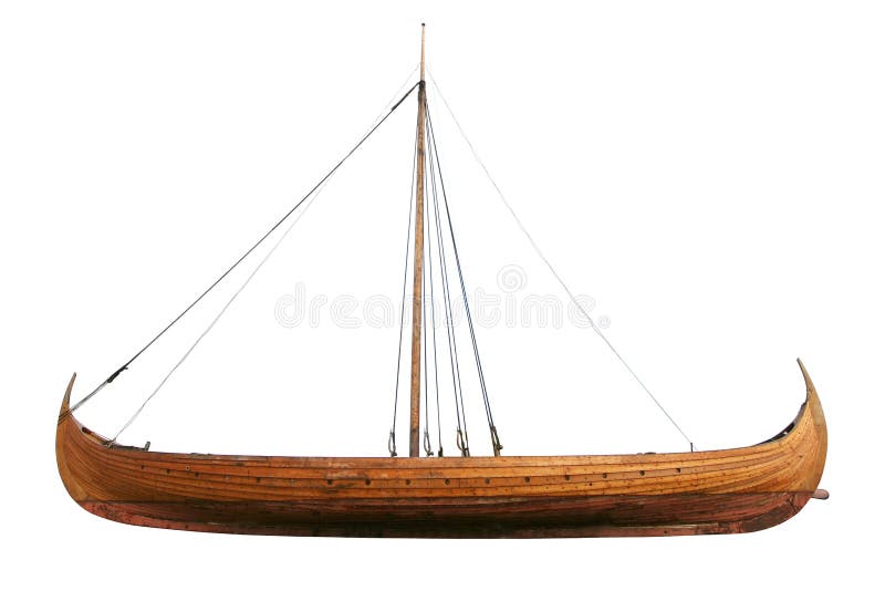 Viking Longship Labeled