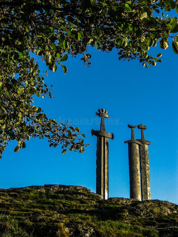 Viking swords stock image. Image of imaginary, rest, stavanger - 73850897