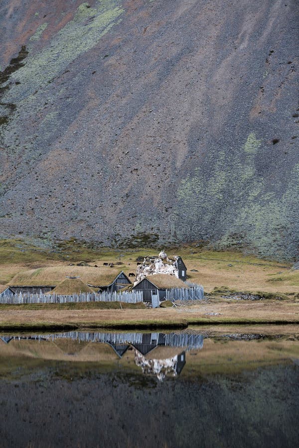 Viking Village Ruins in Iceland Stock Photo - Image of heritage ...