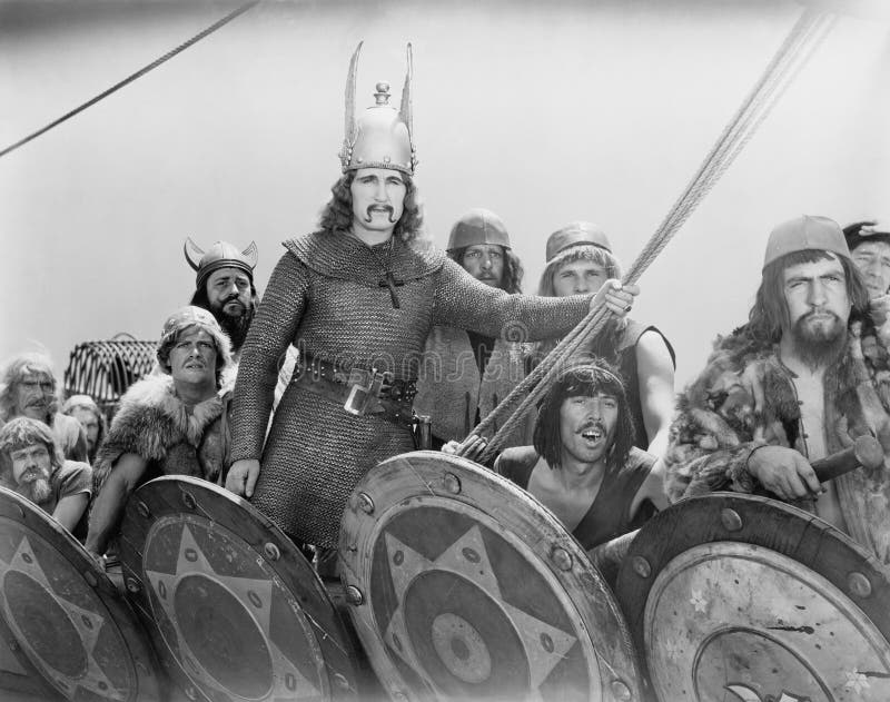VIKING WARRIORS stock photo. Image of bravery, bygone - 51997230