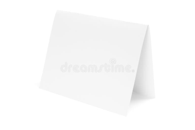 Papper vikt på mitten arkivfoto. Bild av vitt, isolerat - 9321612