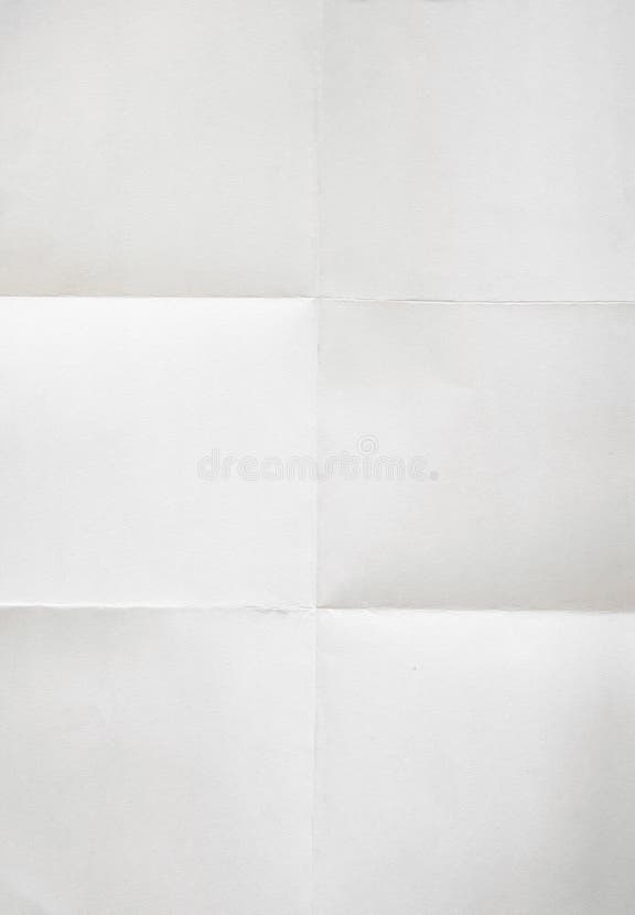 Vitt pappersark vikt arkivfoto. Bild av yttersida, fyrkant - 20293630