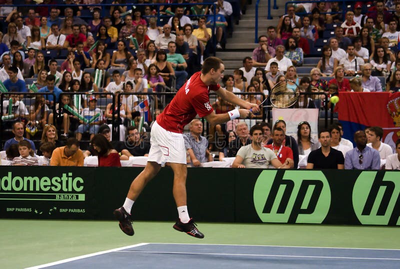 Viktor Troicki-5 editorial image. Image of troicki, match - 21190875