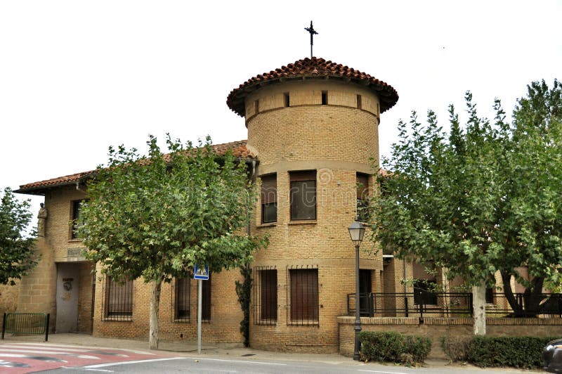 Vila Medieval De Olite, Navarra, Espanha Imagem de Stock - Imagem de ...