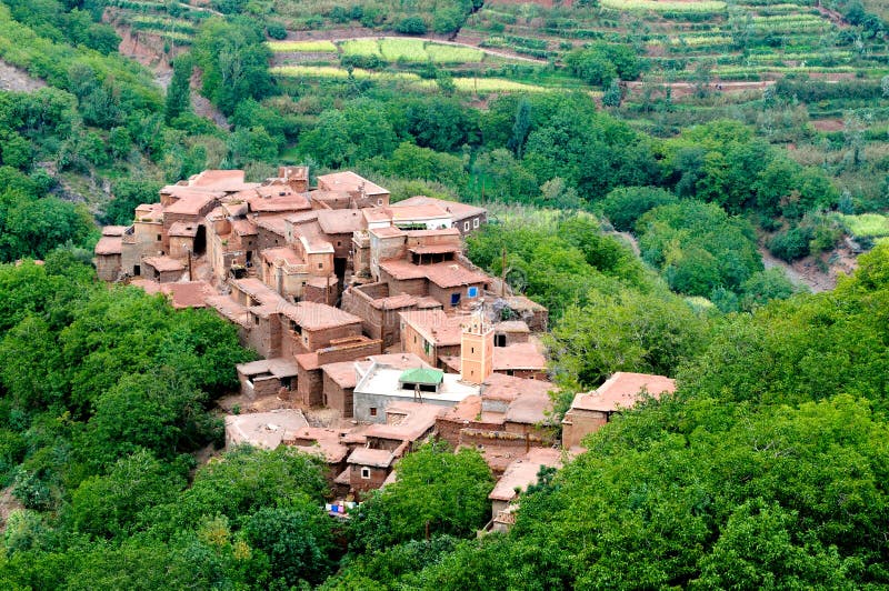 Montanhas Do Atlas, Marrocos Imagem de Stock - Imagem de rural ...