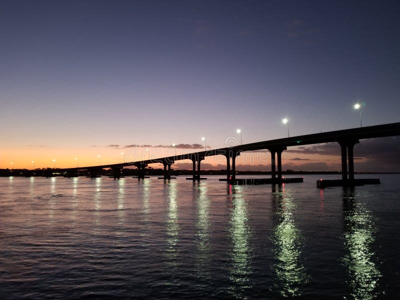 Vilano Bridge, Saint Augustine Florida Stock Photo - Image of saint ...