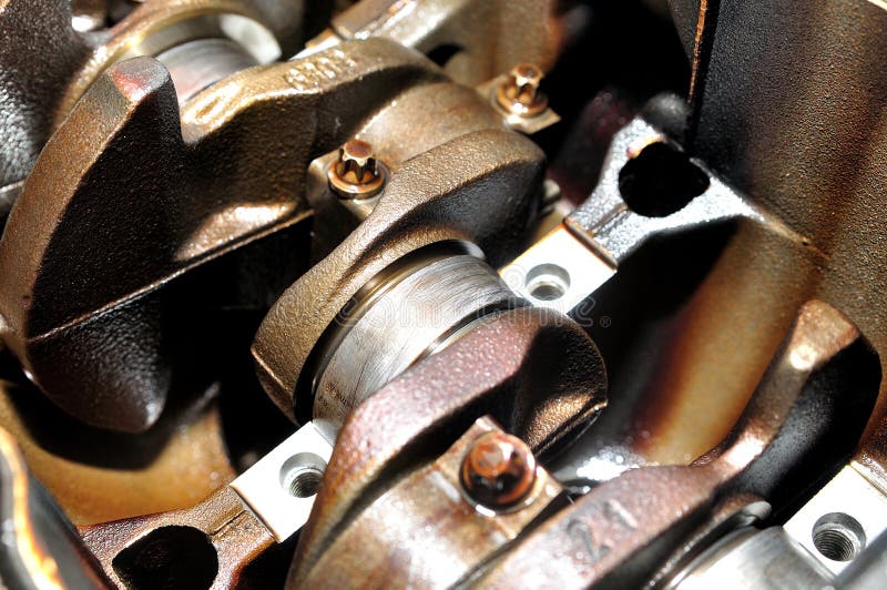 Vilebrequin de moteur. photo stock. Image du vilebrequin - 36335688