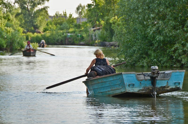 VILKOVO, UKRAINE - 19 Mai : Delta De Danube. Photographie éditorial ...