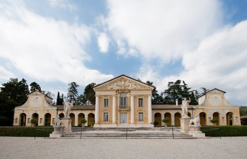 Villa Barbaro, Maser stock image. Image of villa, italian - 11271053