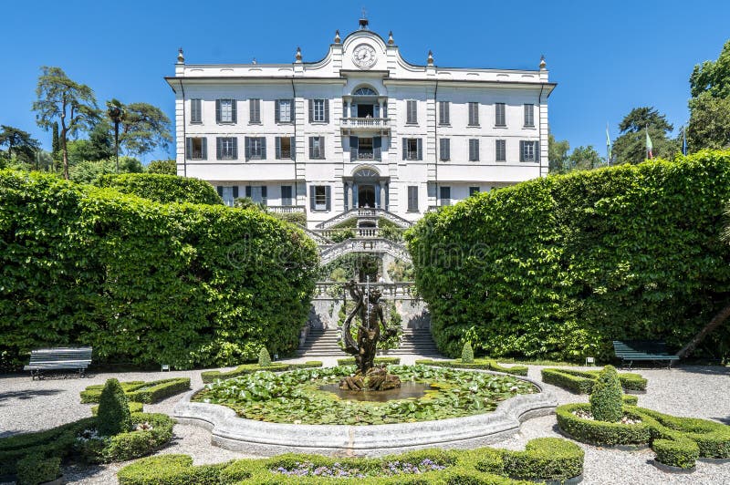 Villa Carlotta, Lake Como, Italy Stock Image - Image of locations ...