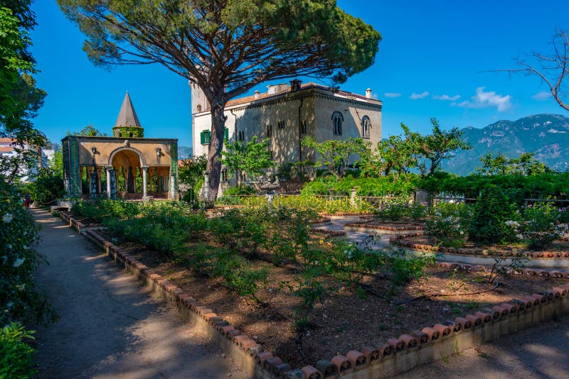 Villa Cimbrone in the Italian Town Ravello Stock Photo - Image of ...