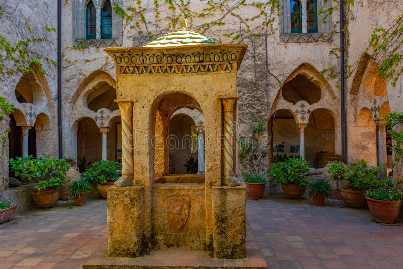 Villa Cimbrone in the Italian Town Ravello Stock Photo - Image of ...