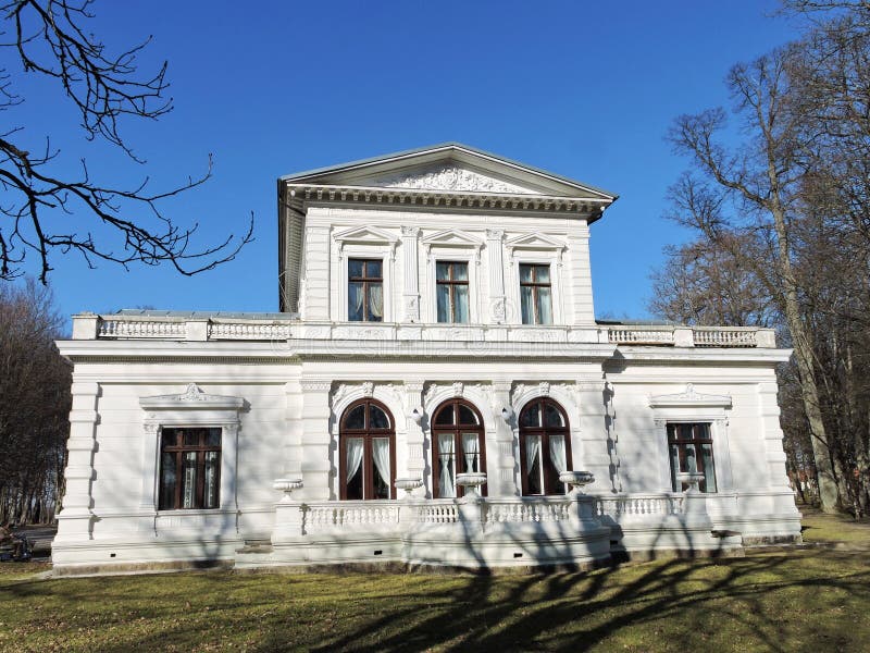 Villa Genowefa, Lithuania stock photo. Image of detail - 51736296